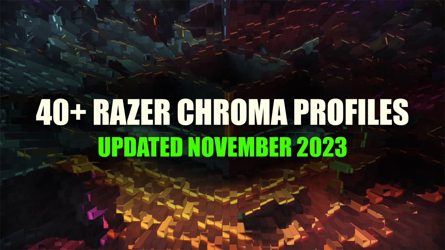 Razer Profiles – RGB Profiles